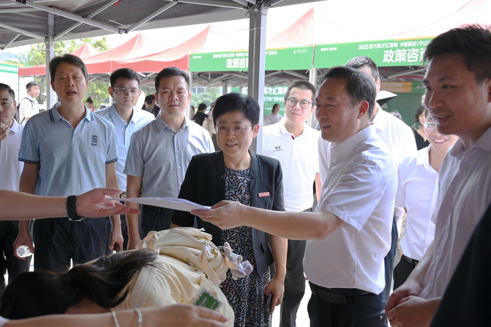 2025“百万英才汇南粤”N城联动（中山）秋季招聘活动广西专场在我校举办（图）